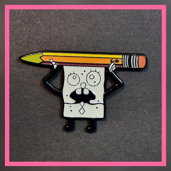 Nickelodeon | Jewelry | Spongebob Doodlebob Enamel Pin | Poshmark